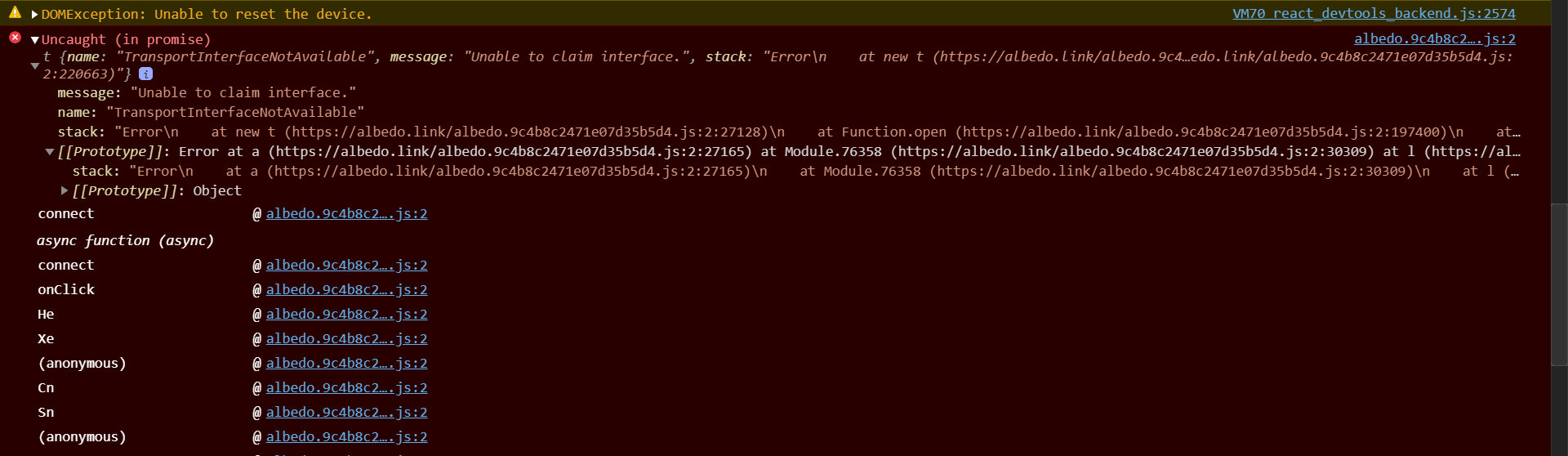 Ledger Nano X connect · Issue #61 · stellar-expert/albedo · GitHub