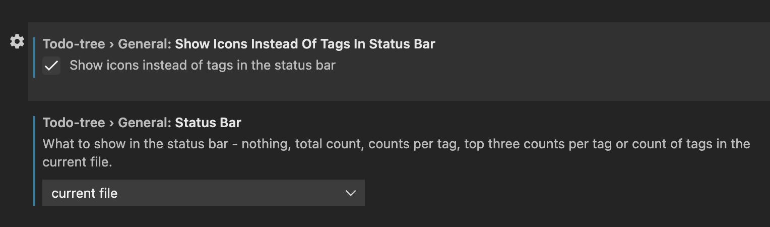the extension appears an incorrect style in vscode statusbar · Issue #575 · Gruntfuggly/todo ...