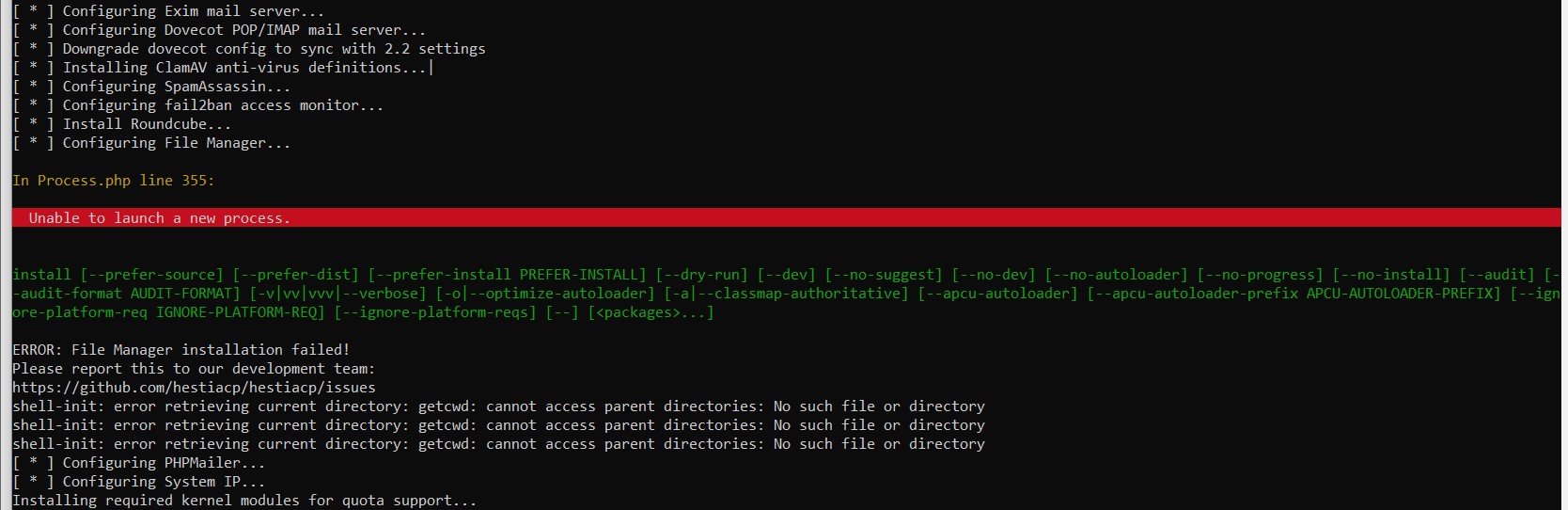 During the installation I received this message · Issue #2908 · hestiacp/hestiacp · GitHub