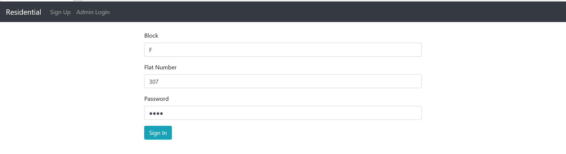 GitHub - ShubhamLala/Residential_Web-App
