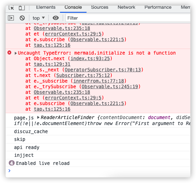 macos livereloadjs can't loaded，mermaid graph render failed · Issue #3596 · squidfunk/mkdocs ...