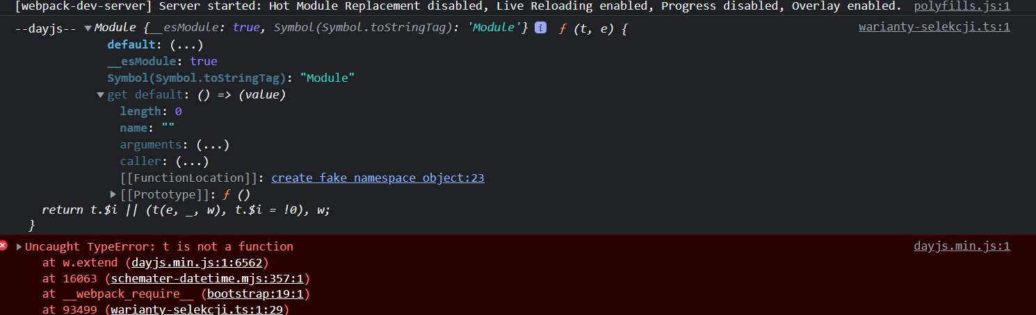 Imported module is seen differently · Issue #24415 · angular/angular-cli · GitHub