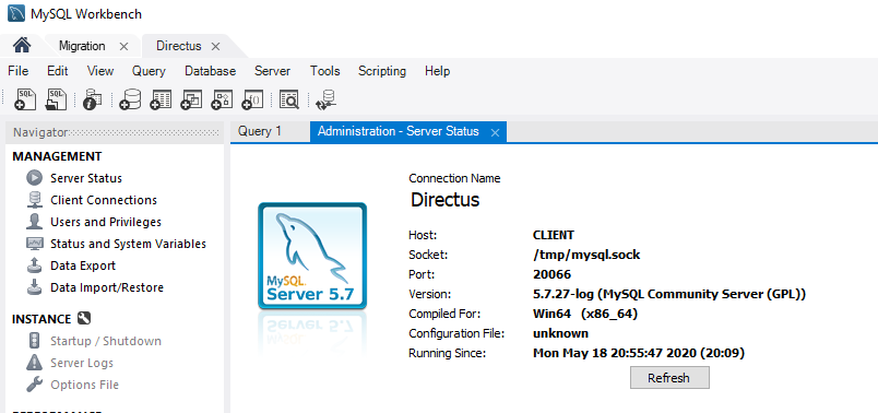 API with Azure Database for MySQL Server · Issue #1907 · directus/v8-archive · GitHub