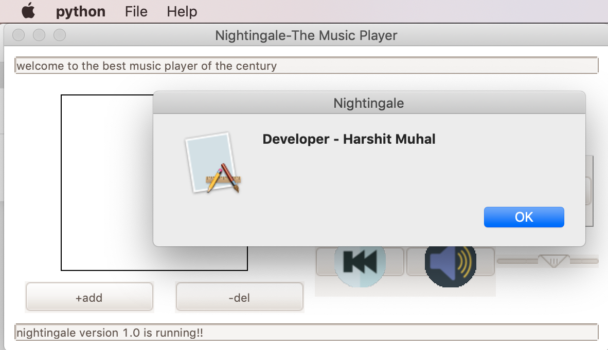 GitHub - harshitmuhal/Nightingale-The-Music-Player: GUI integrated ...
