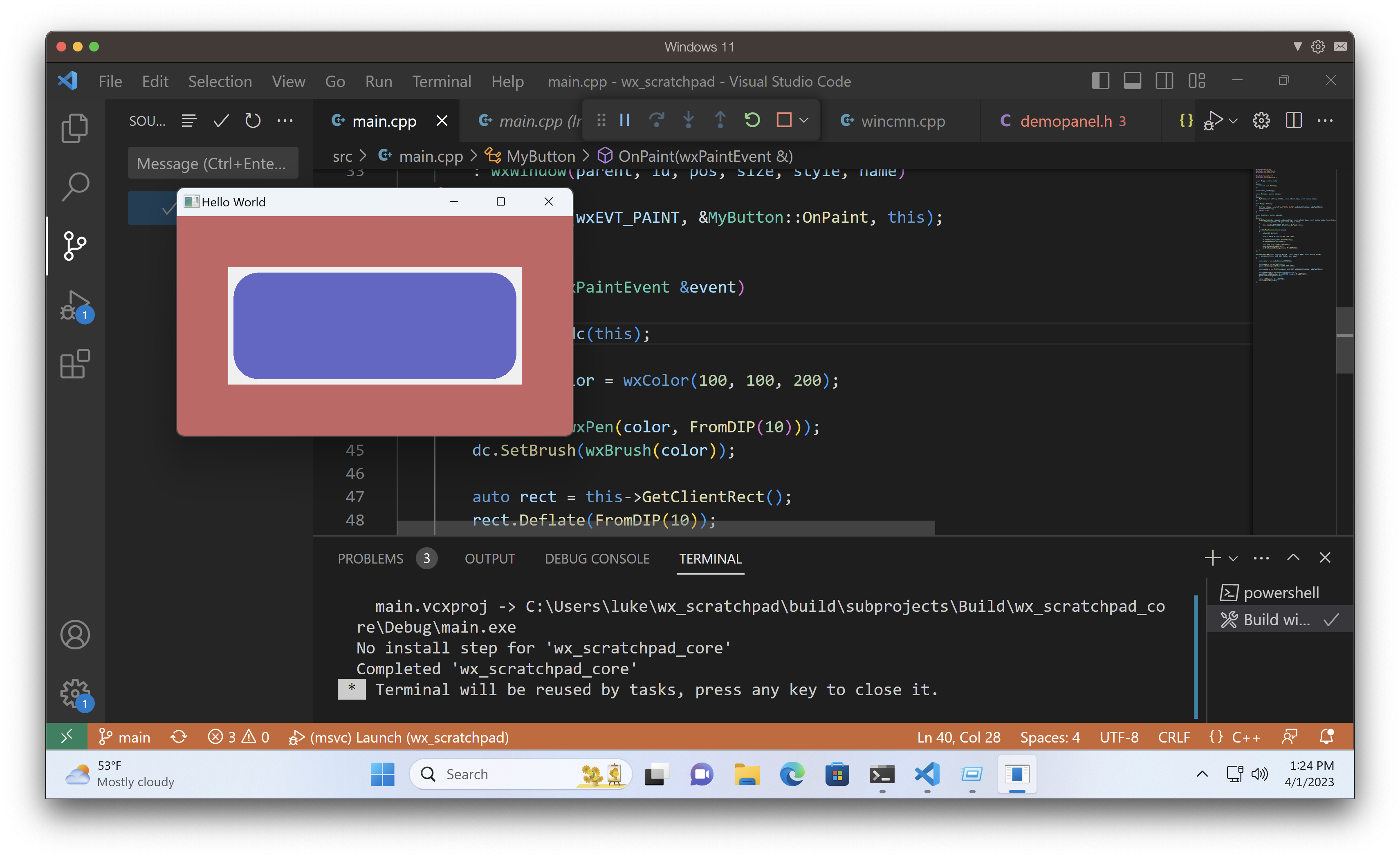 What would it take to implement transparency for custom controls? · Issue #23412 · wxWidgets ...