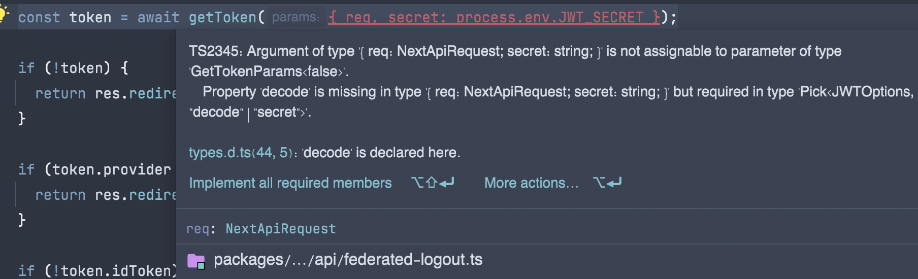 getToken call changed from next-auth.4.0.0-beta.4 and next-auth.4.0.0-beta.6 · Issue #3092 ...