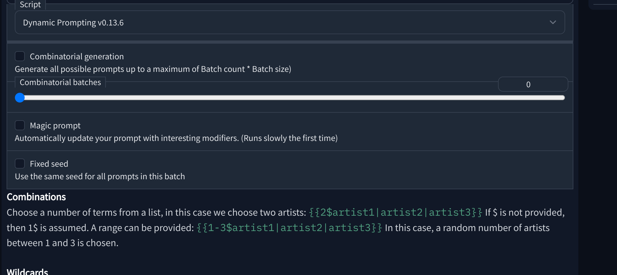 Not showing up in the UI · Issue #35 · adieyal/sd-dynamic-prompts · GitHub