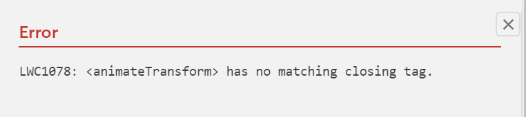 Self closing and fails at compilation · Issue #1781 · salesforce/lwc · GitHub