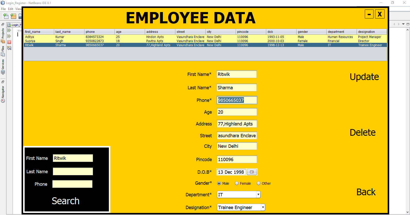 GitHub - RitwikSharma107/member-portal-registration: This project ...