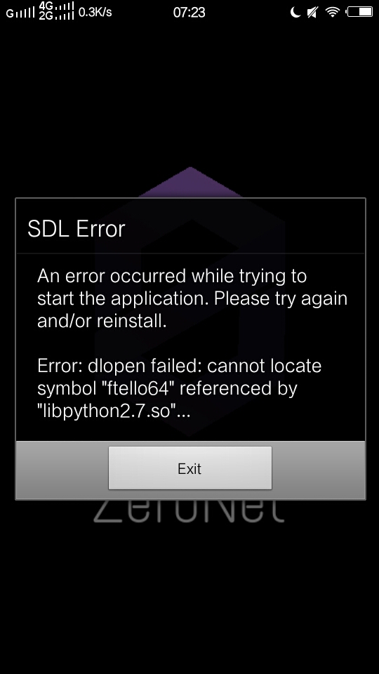 Error: dlopen failed: cannot locate symbool "ctermid" referenced by " /lib/arm/libpython2.7.so ...