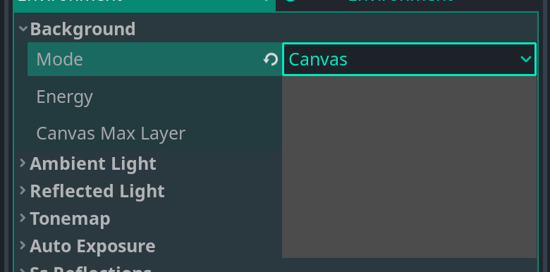 Godot4: Set Environment Background mode to Canvas can cause improper editor display · Issue ...
