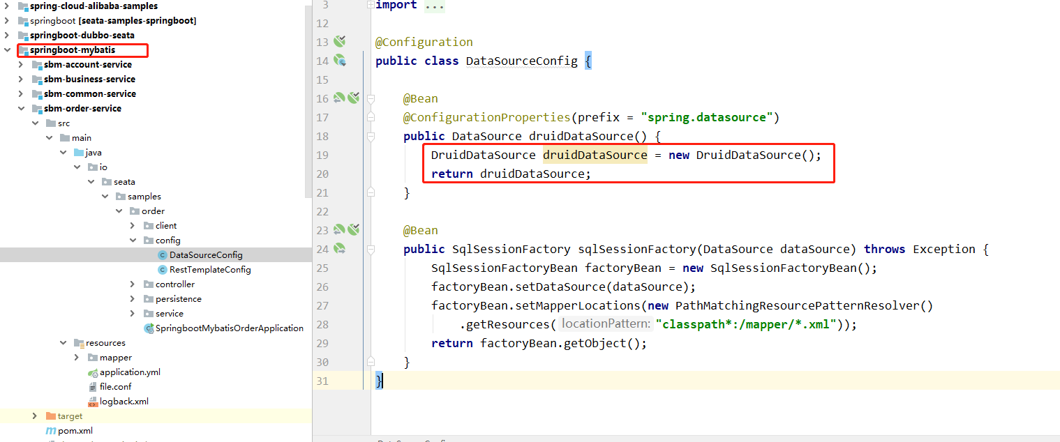 springboot-mybatis中的DataSource为什么没交给Seata的DataSourceProxy代理呢？ · Issue #304 · apache/incubator ...