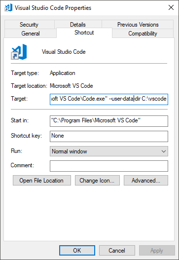 VS Code not able to start after latest update due to special characters ...