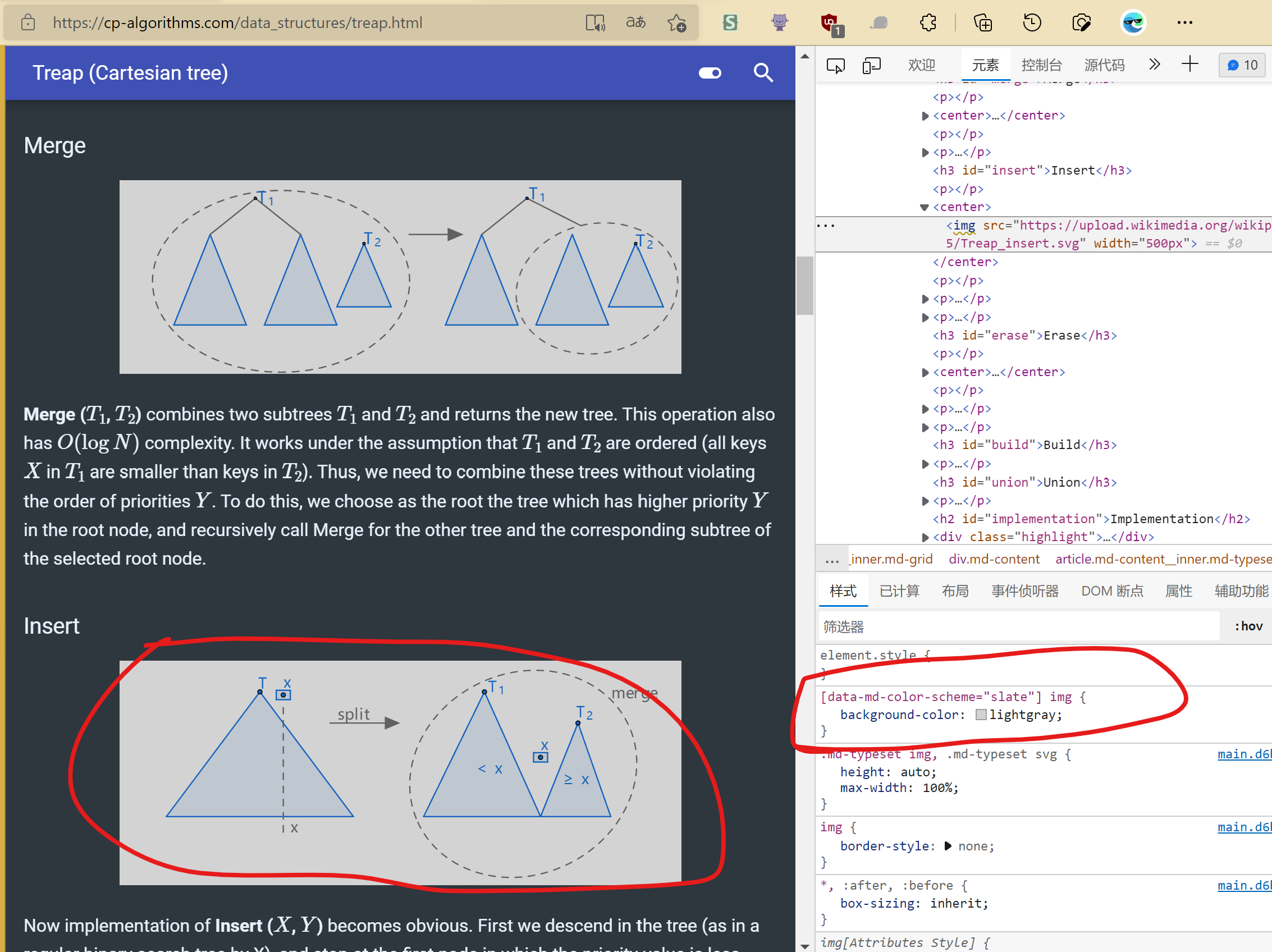 [Feature request] Turn the image background-color to gray when in dark ...