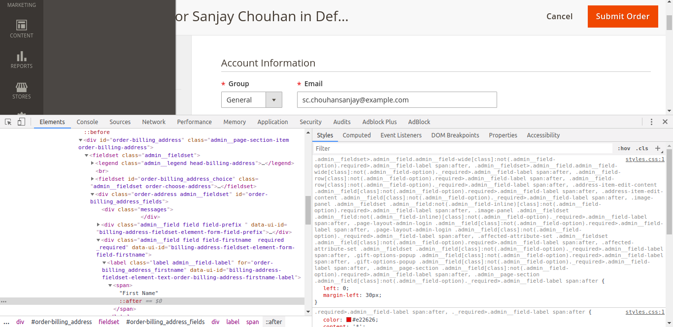 Asterisk(*) sign position does not consistent in admin · Issue #22638 · magento/magento2 · GitHub