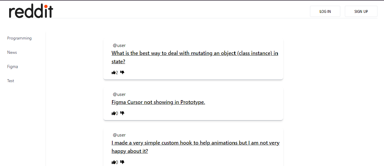 GitHub - YordanDobrev97/RedditClone: RedditClone is a small and very basic web application that ...