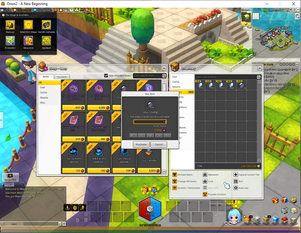 Bug: Shops - Item stacks do not multiply with amount purchased · Issue ...