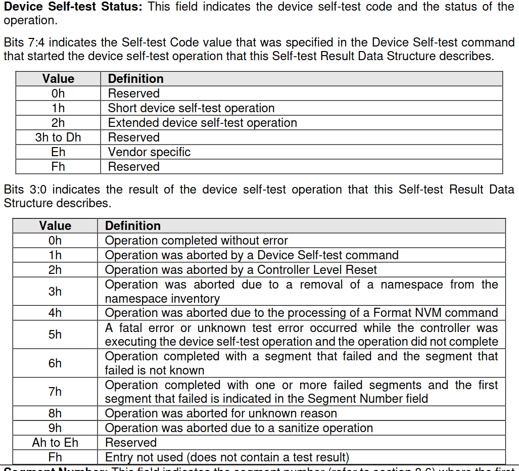 Date and Time of "Error Statistics" for Smart Log of an SSD · Issue ...