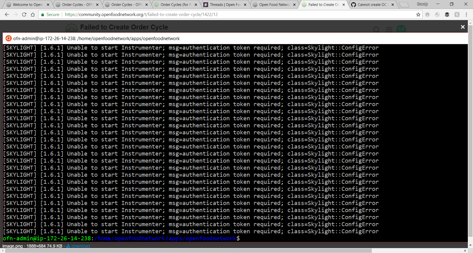 Cannot create OC on USA instance · Issue #2676 · openfoodfoundation/openfoodnetwork · GitHub