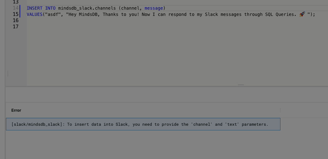 [bug] Slack Create Message Not Creating The Message · Issue 7876 · Mindsdb Mindsdb · Github