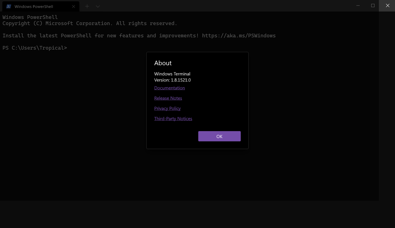 About Dialog Backdrop Does Not Scale With Window Resizing · Issue 10351 · Microsoftterminal