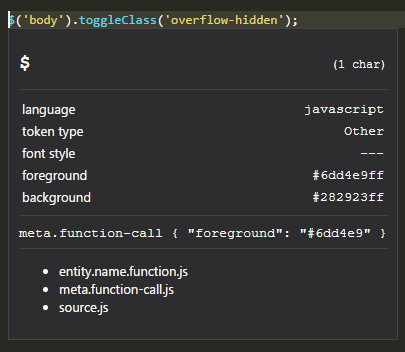 The Dollar sign does not have its own color scope · Issue #55829 ...