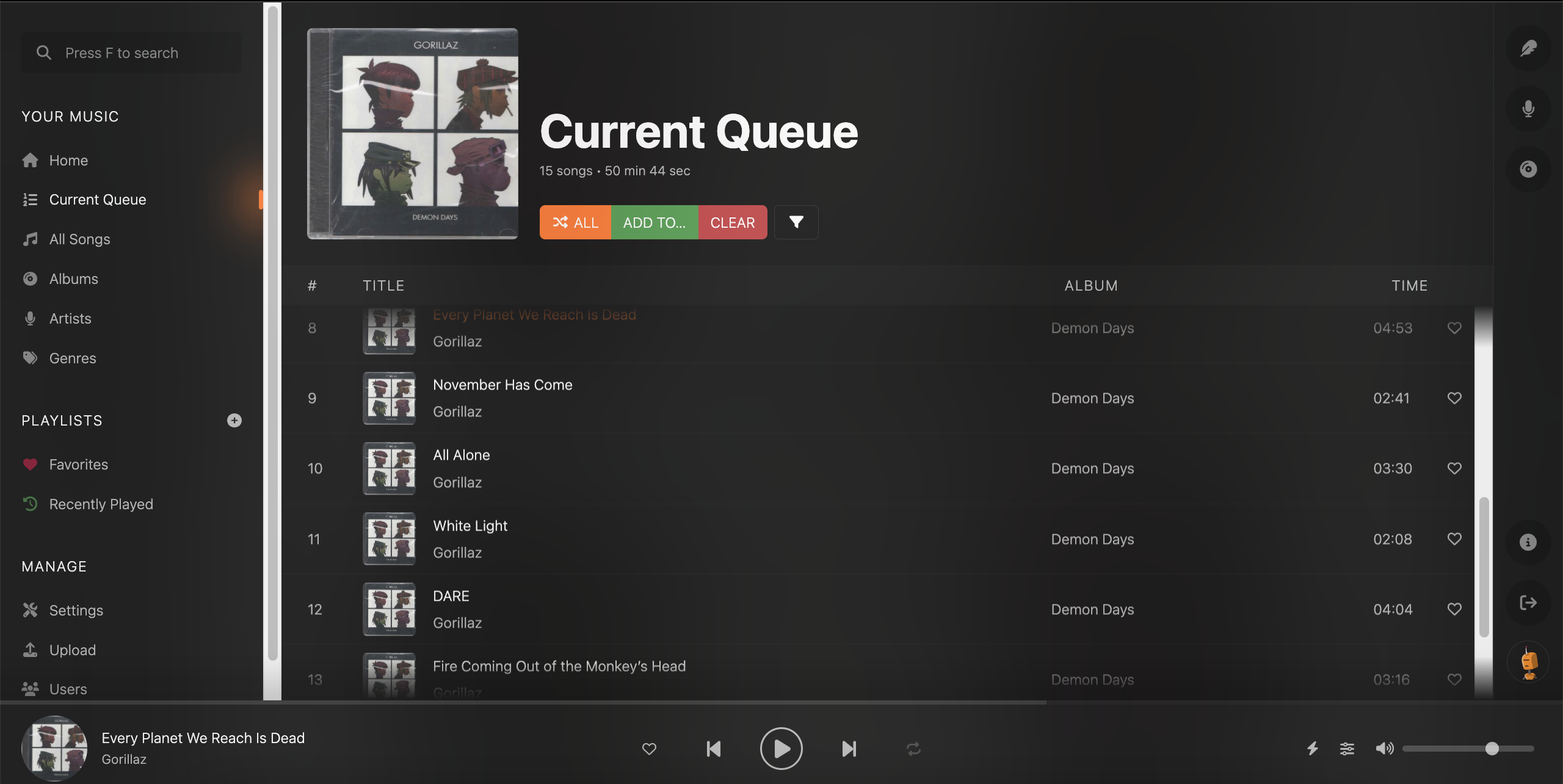 Style Scrollbars On Macos · Issue 1639 · Koel Koel · Github