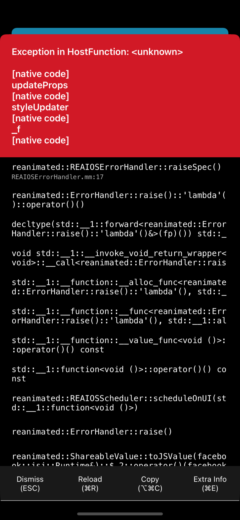 withBouncing() crashes the app · Issue #401 · wcandillon/react-native-redash · GitHub