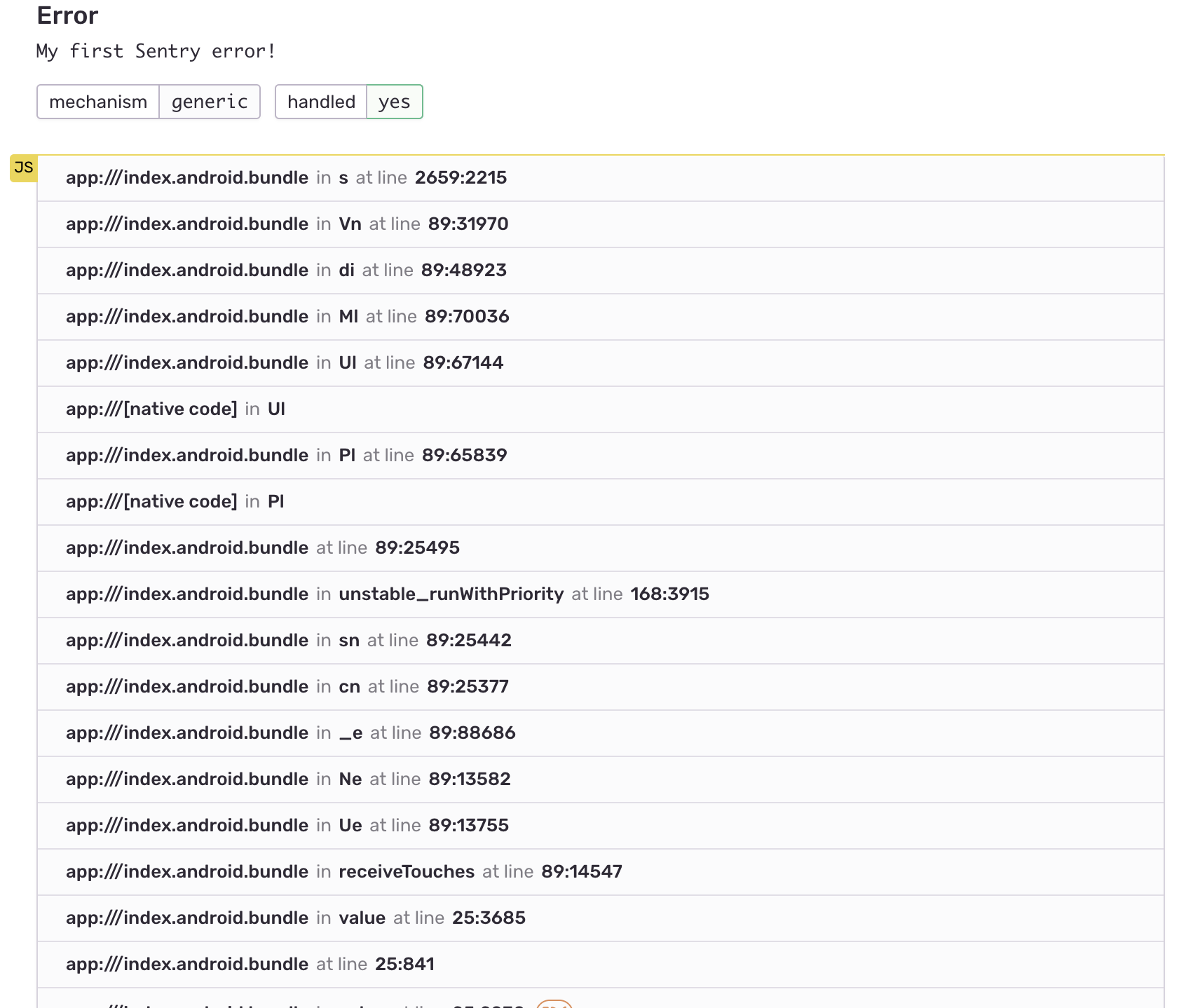 Source code was not found for both iOS and Android · Issue #769 · getsentry/sentry-react-native ...