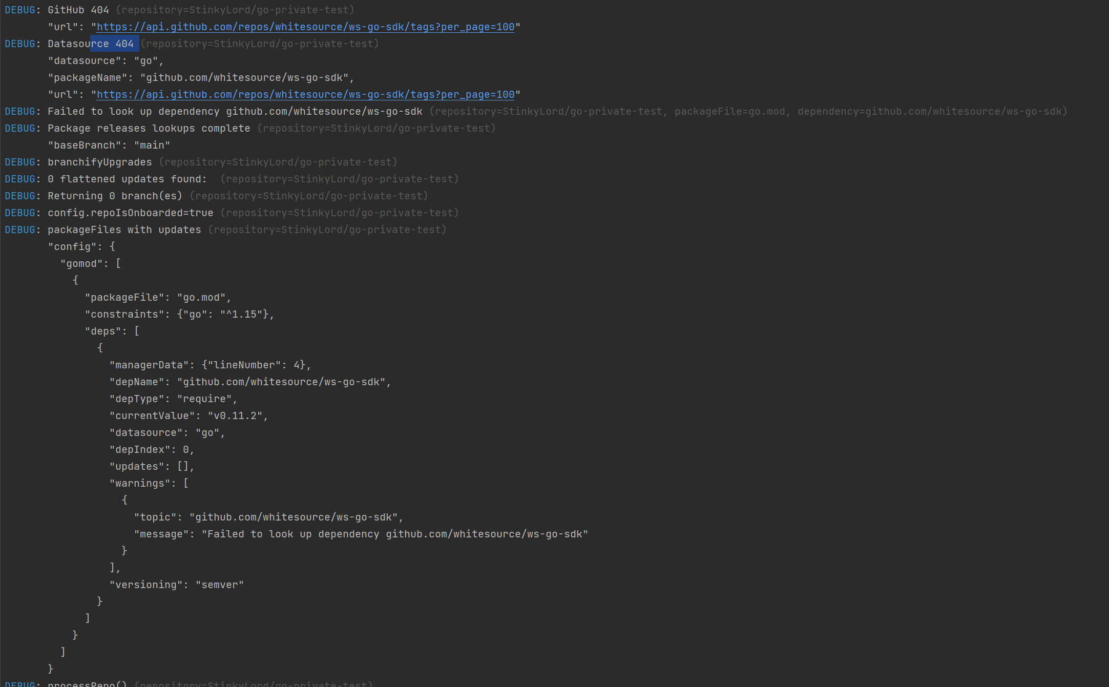 Updating dependency of private go module · renovatebot renovate · Discussion #13710 · GitHub