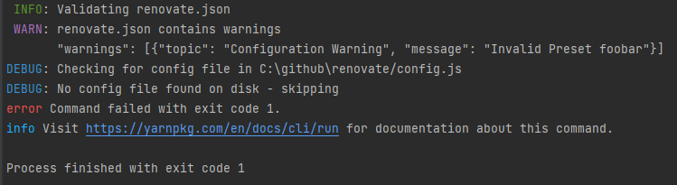 Configuration Validator does not detect errors when bad presets used · Issue #15999 ...