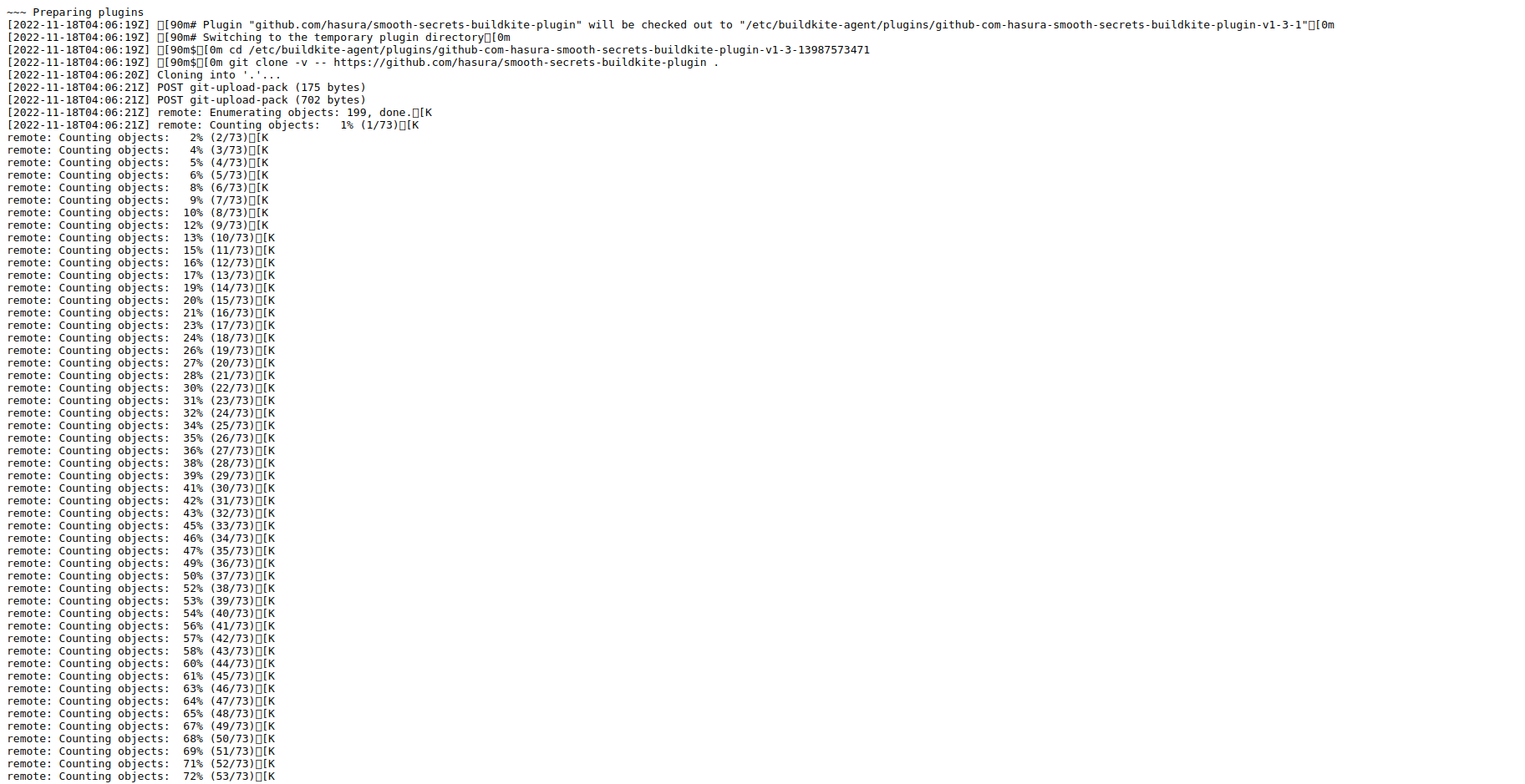 allow custom git clone flags during a plugin checkout · Issue #1839 · buildkite/agent · GitHub
