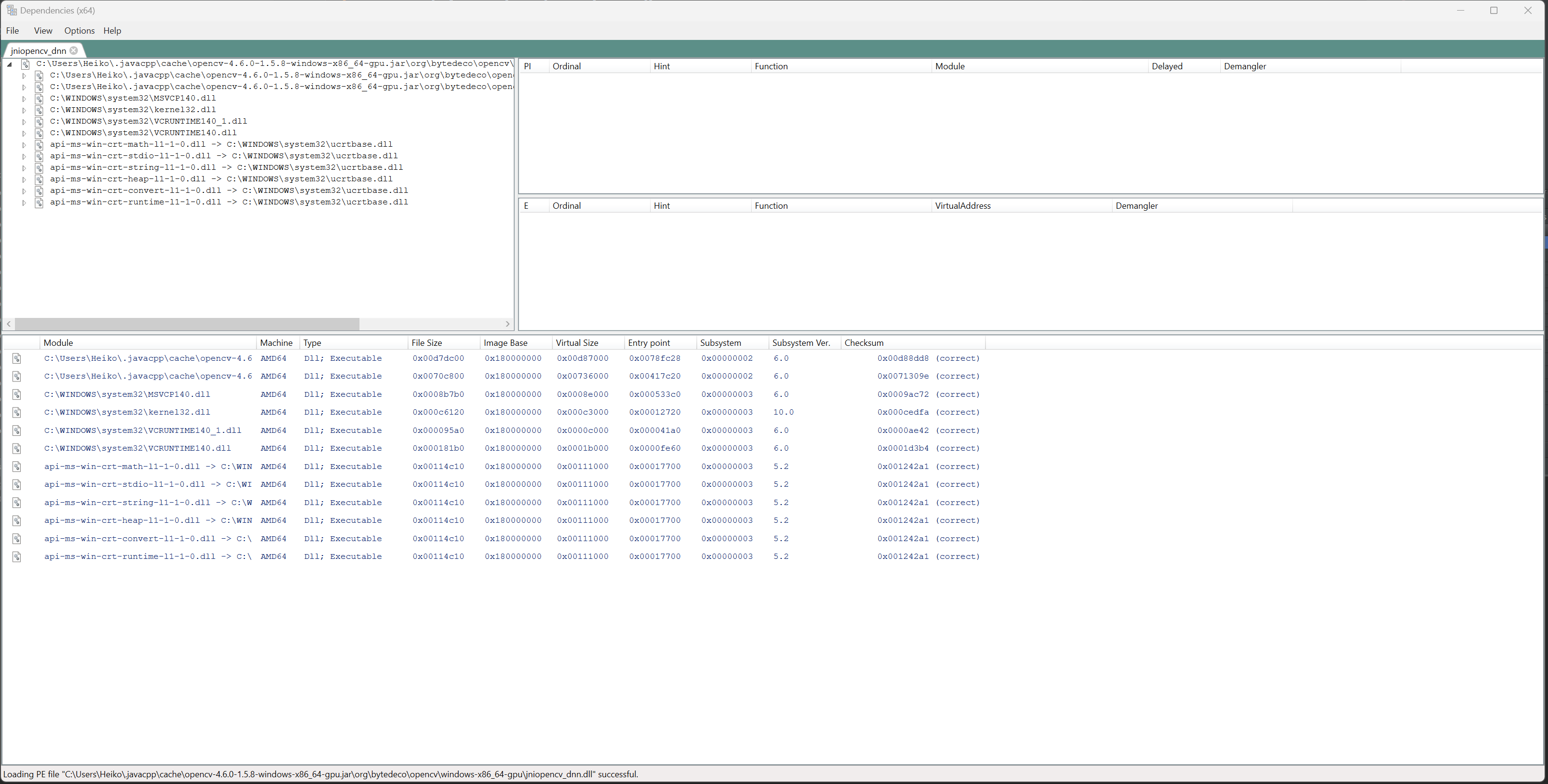 UnsatisfiedLinkError: no jniopencv_dnn in java.library.path · Issue #1316 · bytedeco/javacpp ...