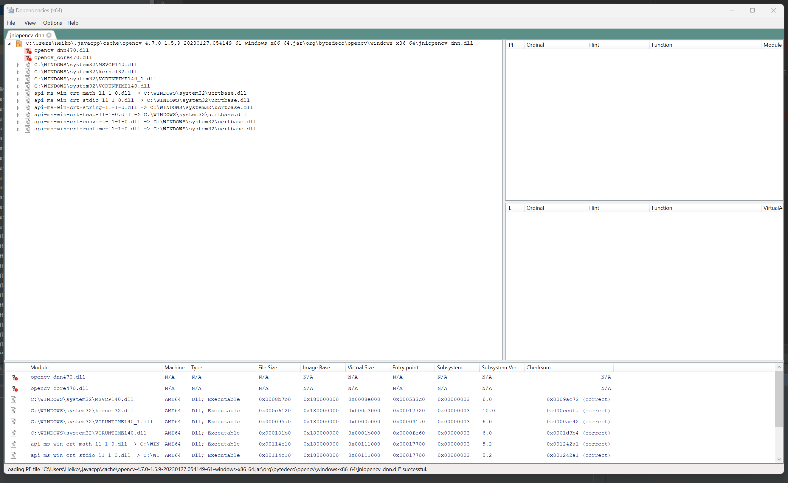 UnsatisfiedLinkError: no jniopencv_dnn in java.library.path · Issue #1316 · bytedeco/javacpp ...