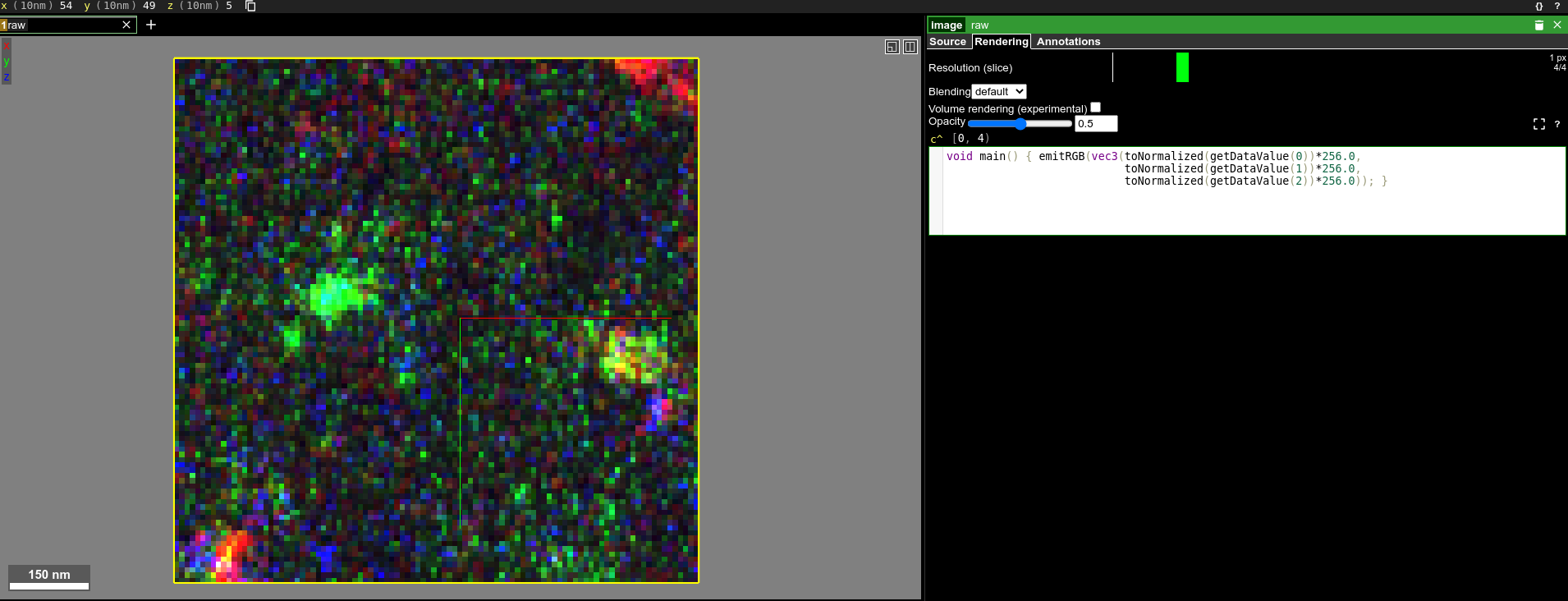 Multispectral images Rendering · Issue #240 · google/neuroglancer · GitHub