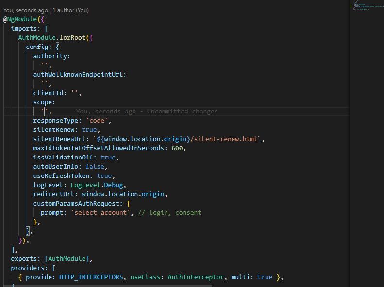 NullInjectorError: No provider for OidcSecurityService · Issue #613 · damienbod/angular-auth ...