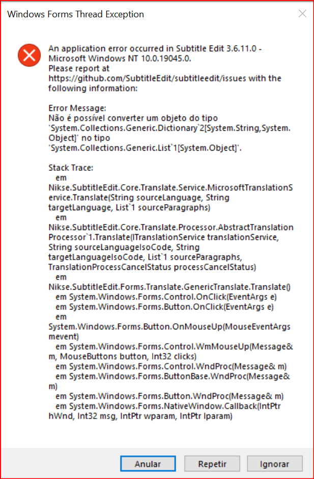 Issue During Translation With Microsoft Api From French To Portuguese · Issue 6640