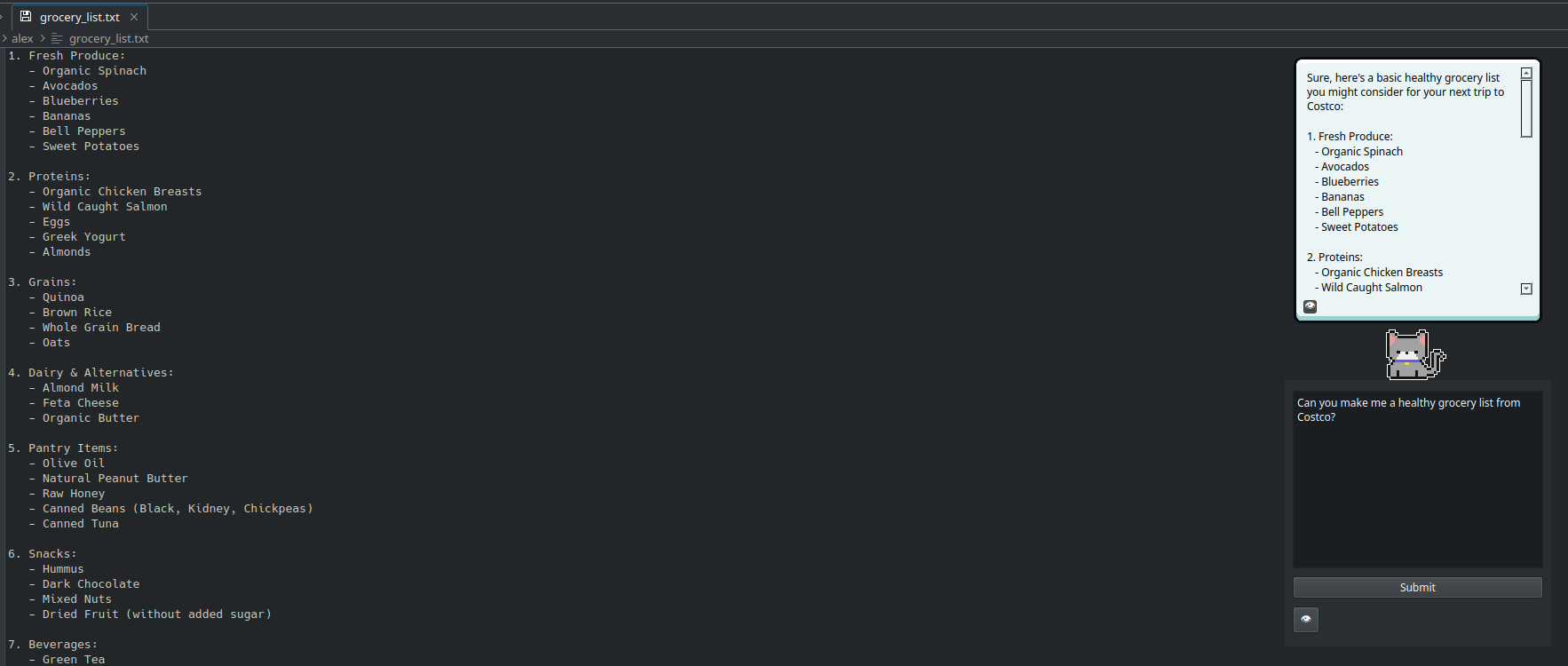 GitHub - lambrou/CatGPT: A cat that stays on top of your screen, powered by GPT-4