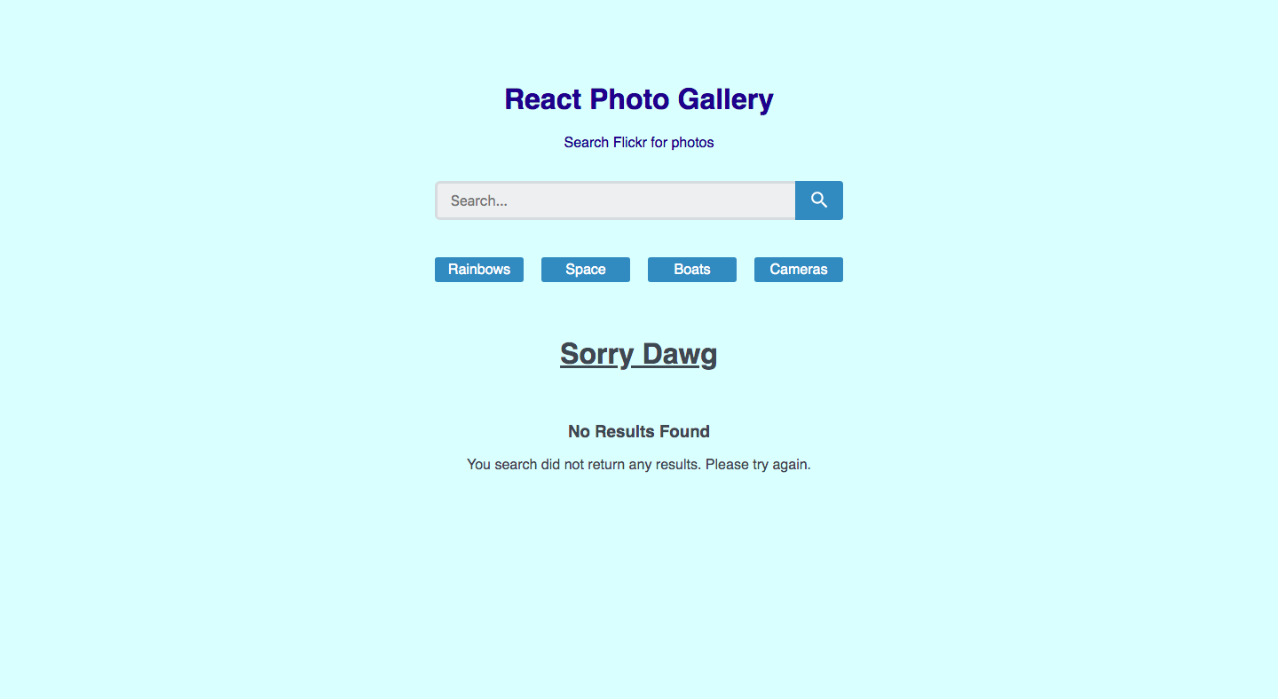 GitHub - DavidJMcGarvey/React-Photo-Gallery-App: React Gallery App