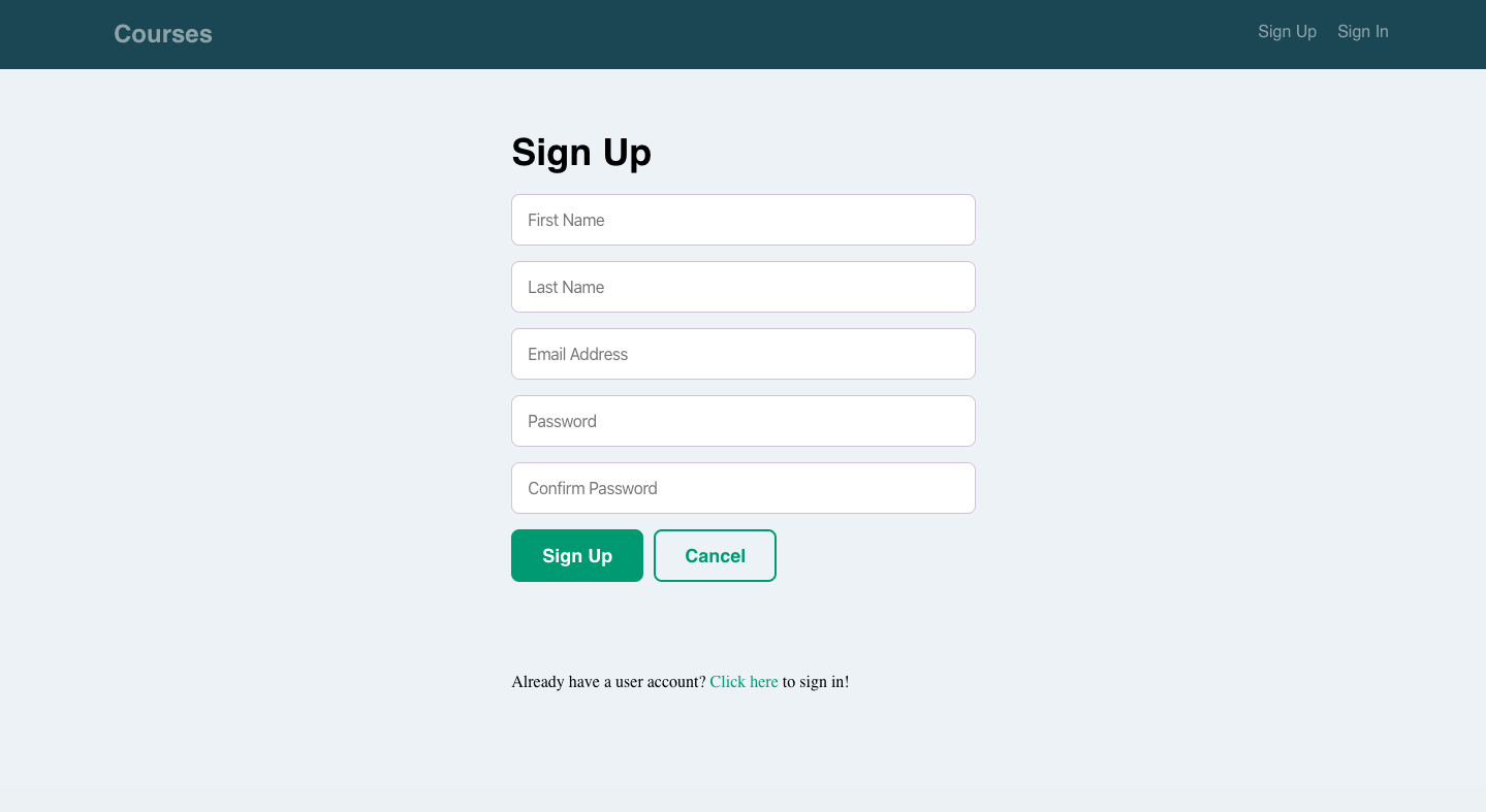 GitHub - DavidJMcGarvey/Full-Stack-App: Full Stack App using React and ...