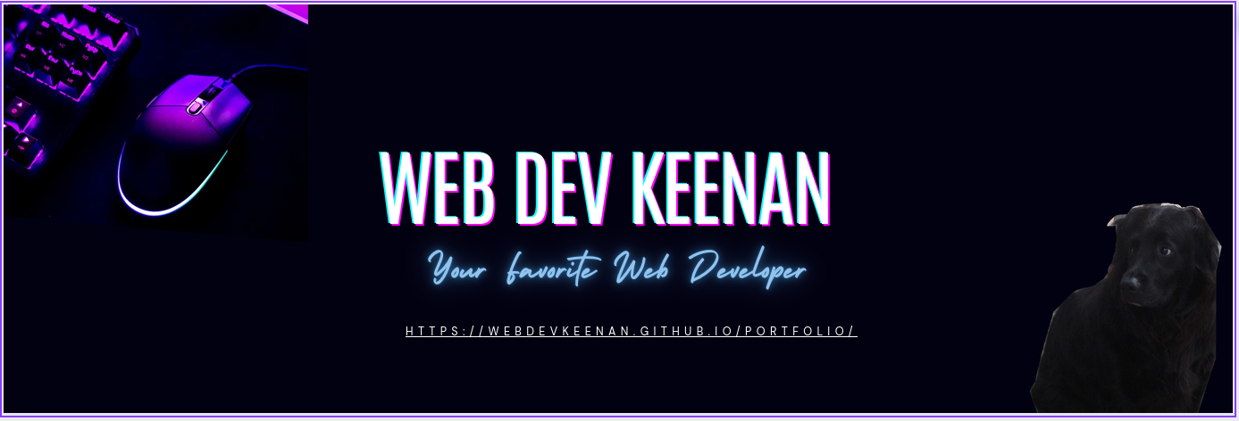 webdevkeenan (Keenan ) · GitHub