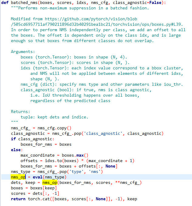 Mmcv ops nms batched nms Issue 3657 Open mmlab mmdetection GitHub