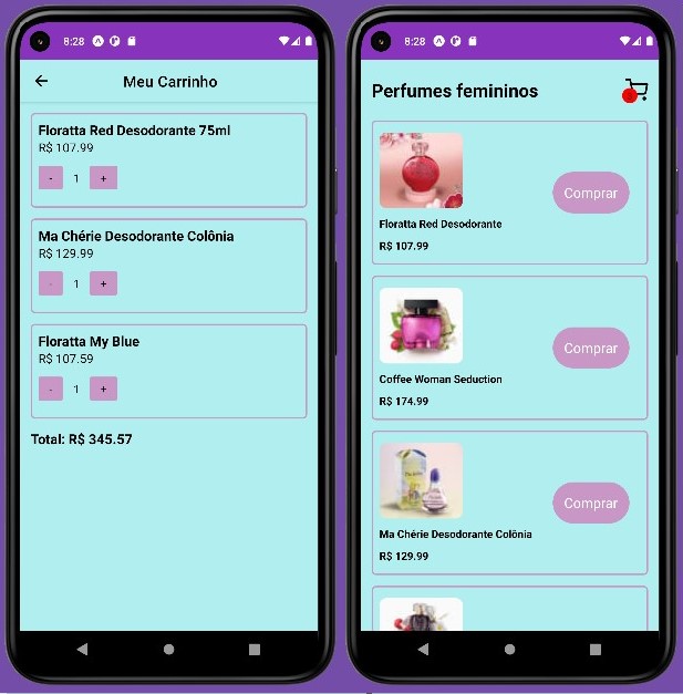 GitHub - FlavioViera/Carrinho-de-compras: Aplicativo desenvolvido em React Native simulando um ...