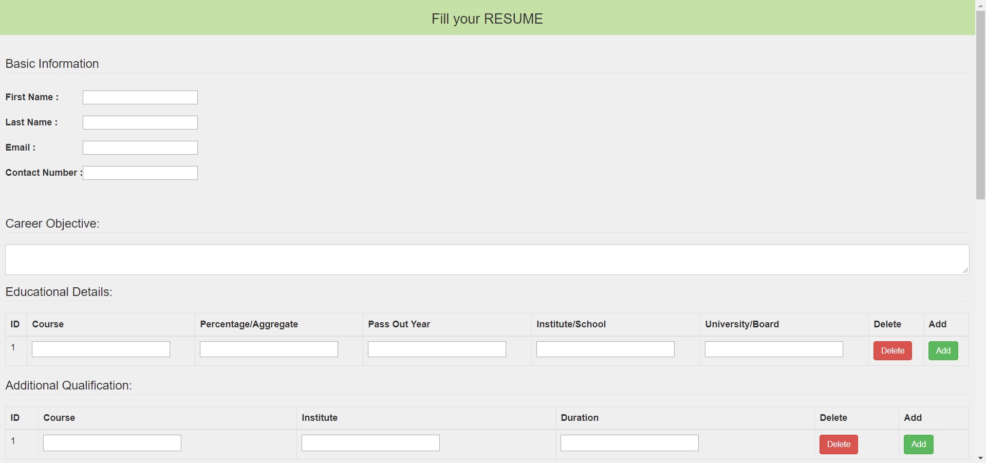 GitHub - caffeine-coder/Automated-Resume-Builder: The web portal which ...