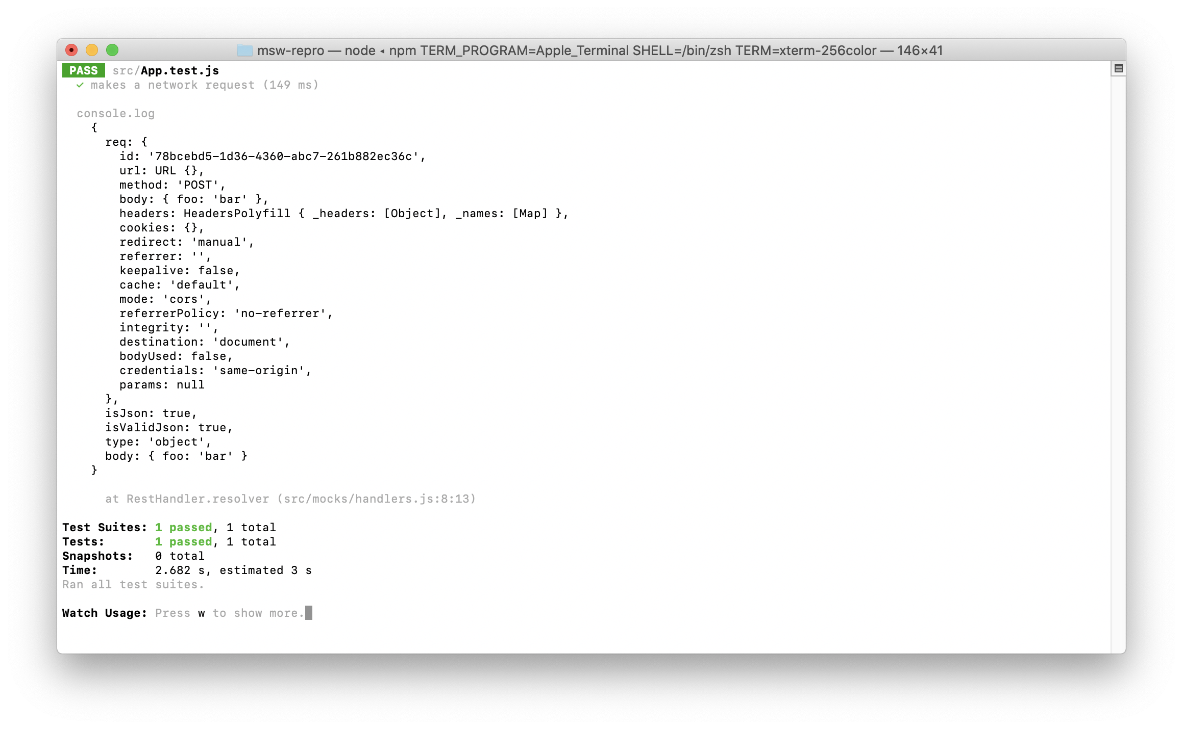 Unable to determine whether req.body was sent as valid JSON · Issue #433 · mswjs/msw · GitHub