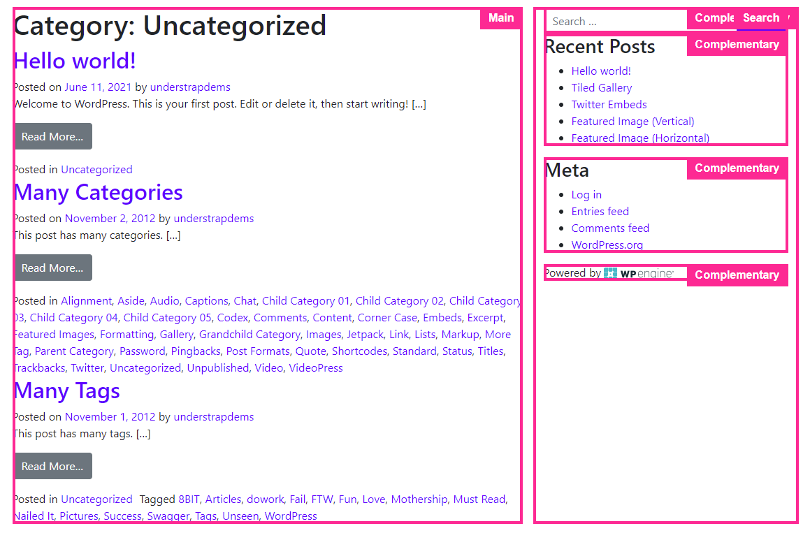 Too many landmark roles in sidebar · Issue #1349 · understrap/understrap · GitHub