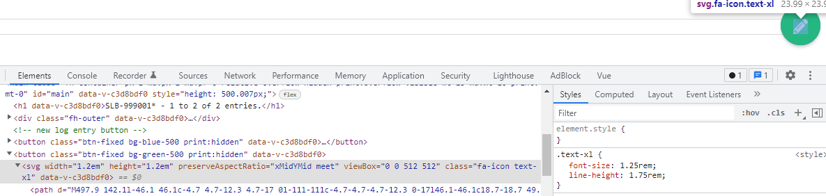 Rendered SVG's ignore 'scale' from 0.13.4 to 0.14 (and defaults to 1em ...