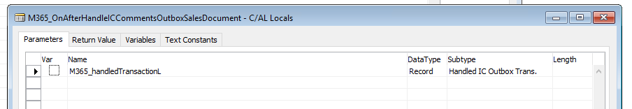 Event Request Codeunit 427 Function Recreateoutboxtransaction · Issue 3127 · Microsoftal