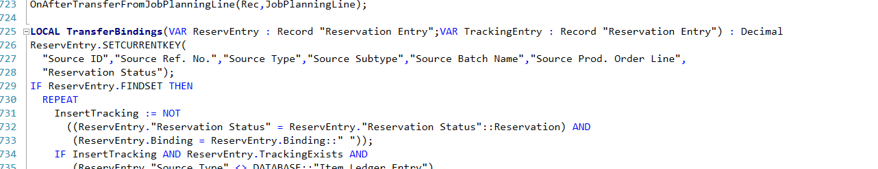 Table 99000853 Function TransferBinding · Issue #3502 · microsoft/AL · GitHub
