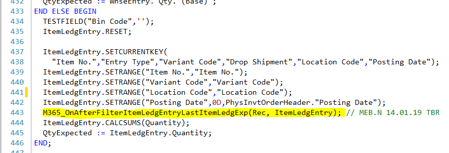 [Event Request] Table 5005351 function CalcQtyAndLastItemLedgExpected · Issue #832 · microsoft ...